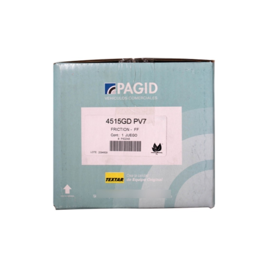 JUEGO DE BALATA 4707PV5 PAGID - Renort